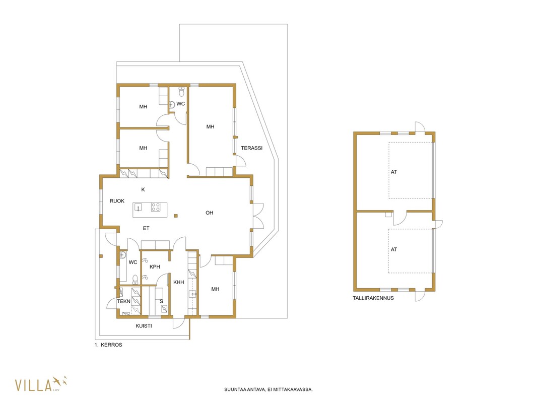 5h+k+s+khh muut tilat autotalli/varasto, laavu, koira-aitaus ja koppi ...